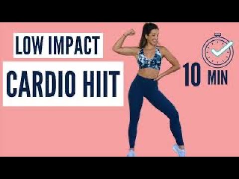 10 Minute Low Impact CARDIO HIIT | Burn calories but easy on the joints ...