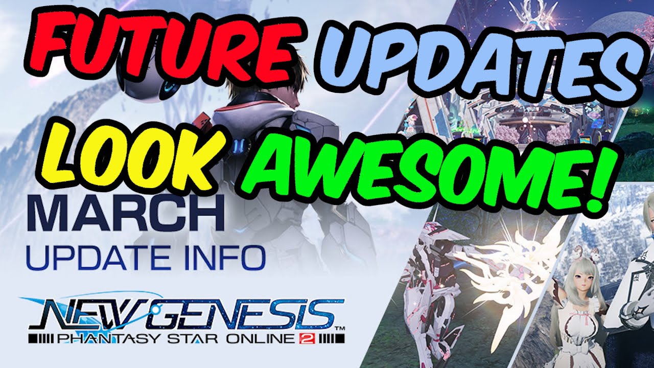 [PSO2:NGS] Road Map: Future Updates Schedule Overview - YouTube