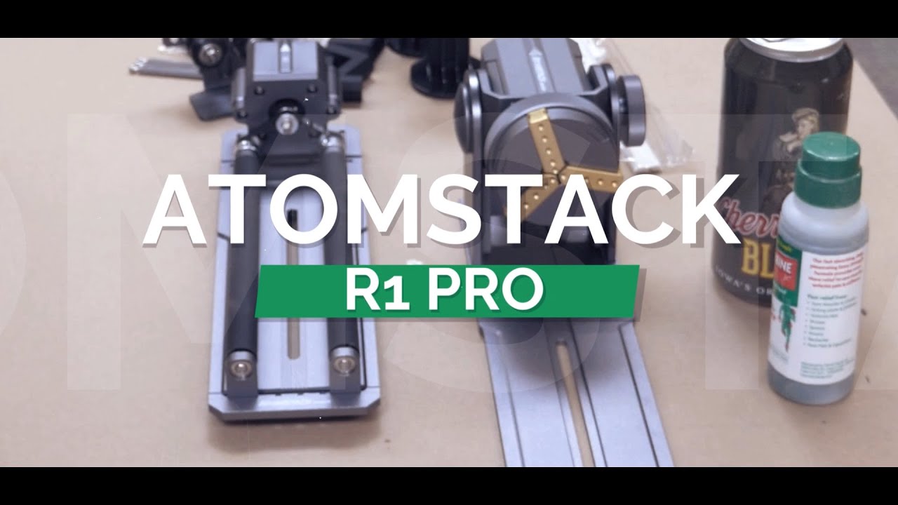 Atomstack R1 Pro Rotary Setup - YouTube