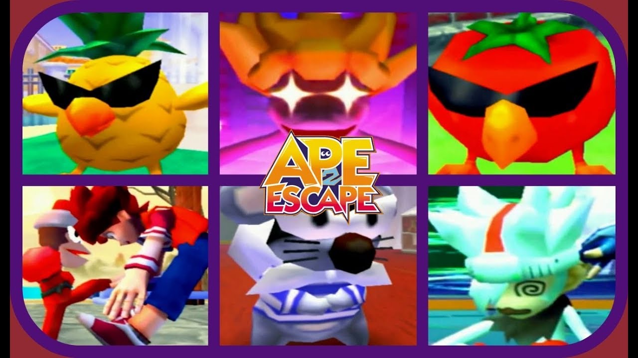 Ape Escape 2-All Photos, Concept Art and Enemy Data - YouTube
