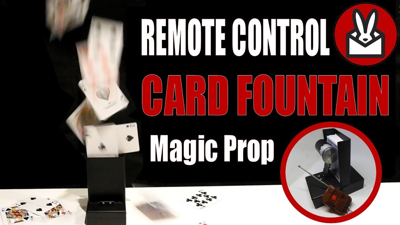 Card Fountain Magic Prop Demo - YouTube