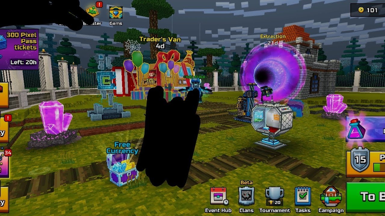 Pixel gun 3D raid - YouTube