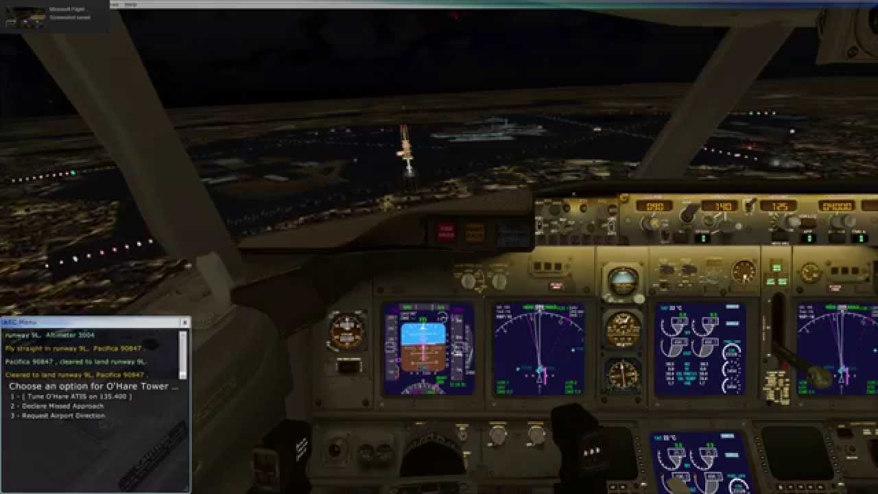 Flight Simulator X: Steam Edition. ILS Approach and Landing at Chicago O'Hare [No commentary ...