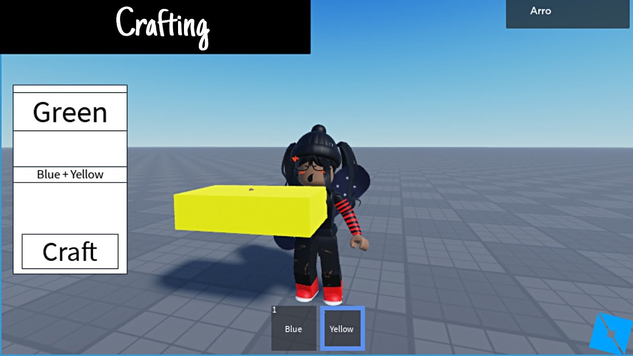 How to make a Crafting System in Roblox Studio | Arro - YouTube