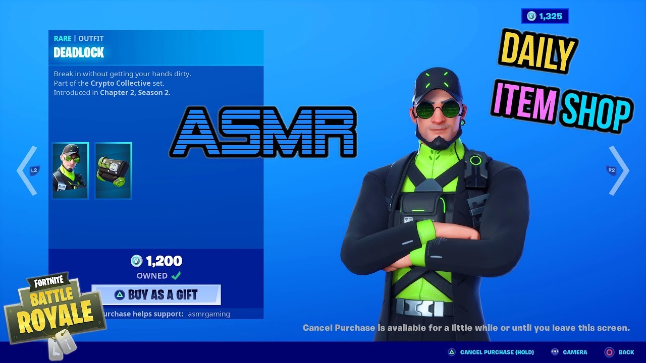 ASMR | Fortnite NEW Crypto Collective Set! Daily Item Shop Update 🎮🎧 ...