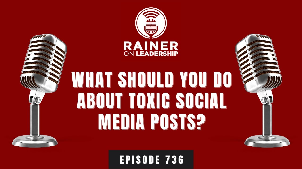 What Should You Do About Toxic Social Media Posts? - YouTube