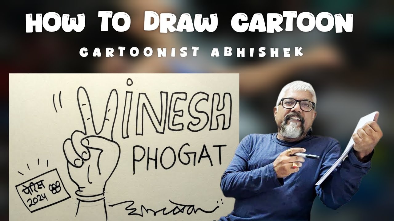 Vinesh Phogat Gold medal match | peris 2024 | how to draw cartoon | all ...