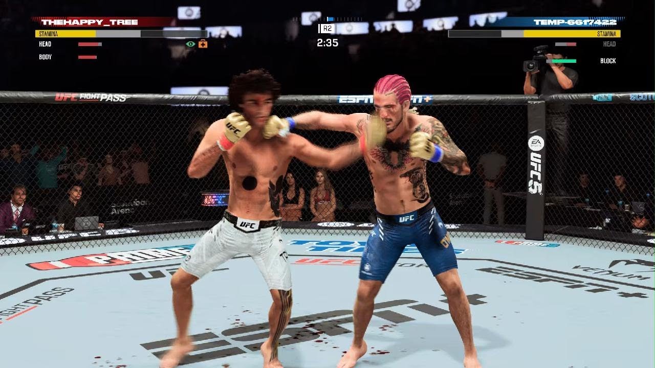 The Craziest Fight You'll Ever See!! vs. Thehappy_Tree | UFC 5 - YouTube