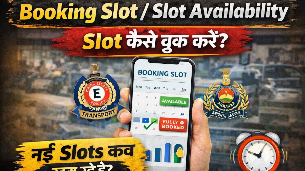 How to Book Driving License Slot & Check Availability – Part 2 - YouTube