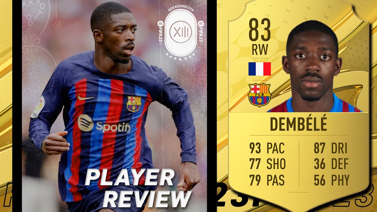MUY BUEN RENDIMIENTO POR BANDA Y DOBLE 5*!! | OUSMANE DEMBELE 83 REVIEW ...