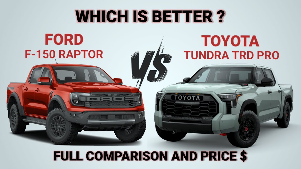 2023 Ford F-150 Raptor vs 2023 Toyota Tundra TRD PRO - YouTube