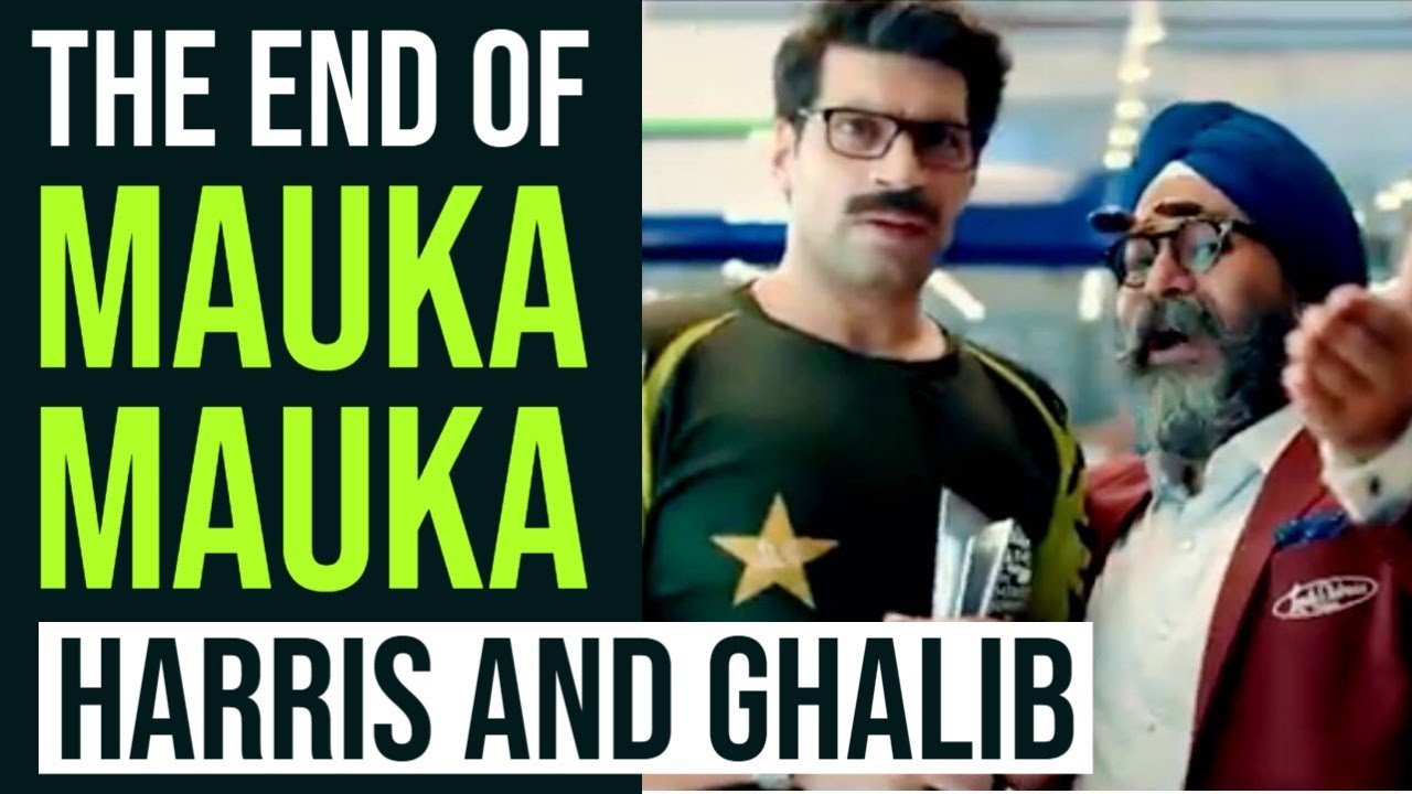 India VS Pakistan T20 World Cup - the End of Mauka Mauka with Harris ...