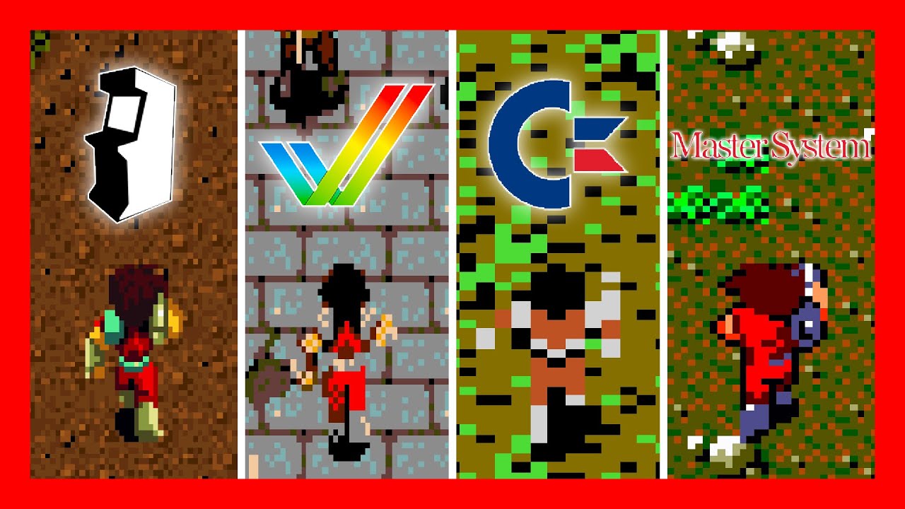 Time Soldiers / Battle Field 💥 Versions Comparison💥 Arcade, Amiga ...