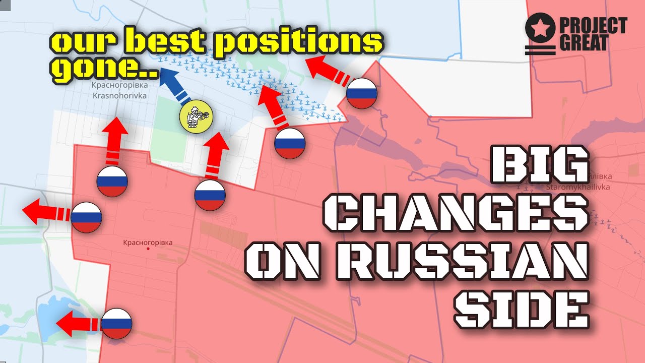 Big Changes On Russian Side. Eastern Part Crumbles In Krasnohorivka ...