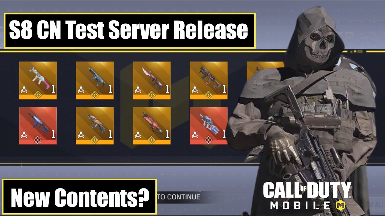 *NEW* Codm Season 8 Test Server Release Date - YouTube