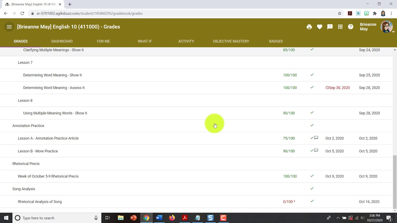 View Grades in Buzz - YouTube