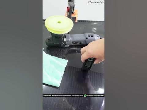 #SHORTS Autopflege EXTREM Teil 2 - zu stark polieren bis das Pad qualmt! Wieviel mü verlieren ...