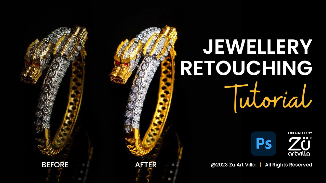 Jewellery Retouch ရတနာပစ္စည်းတွေကို Retouchလုပ်နည်း - YouTube