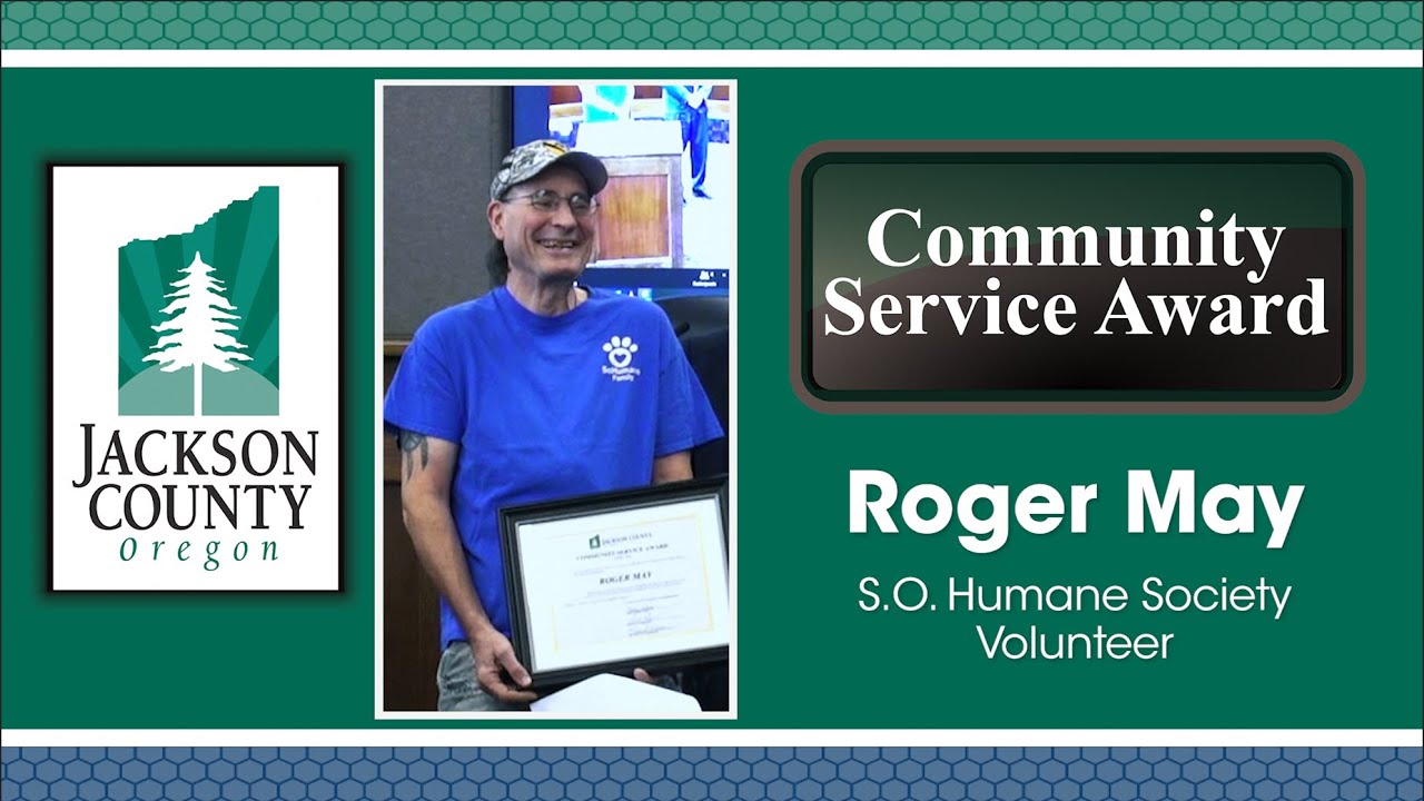 Community Service Award: Roger May - YouTube