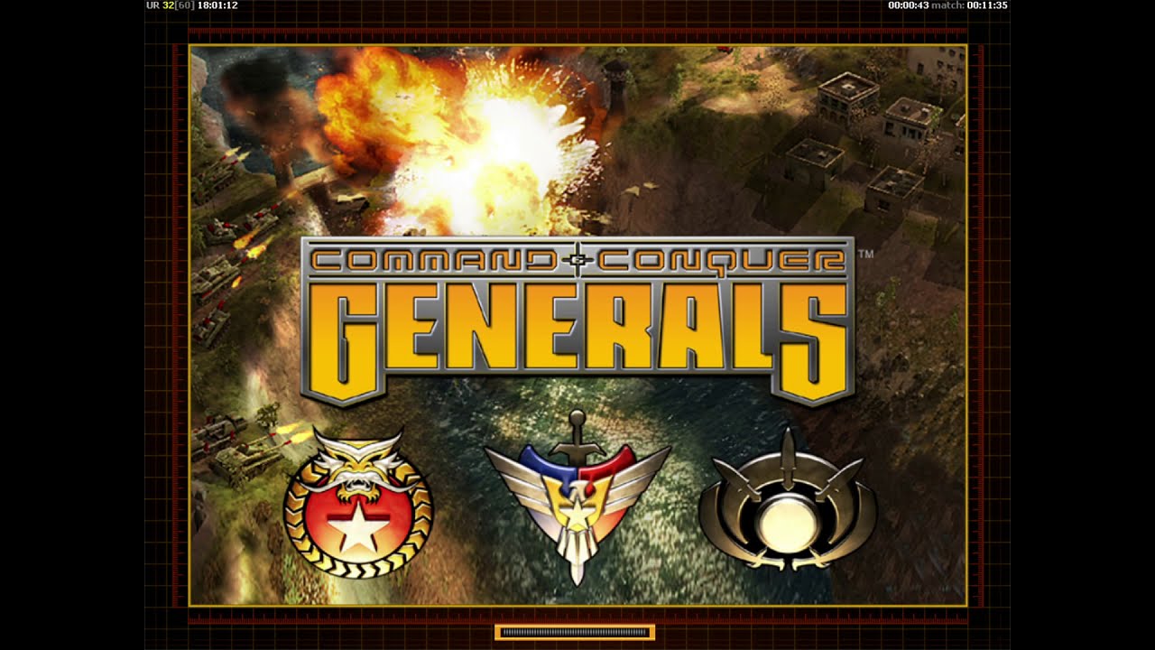 CnC Generals: USA v 1-Comp - Alpine Assault - YouTube