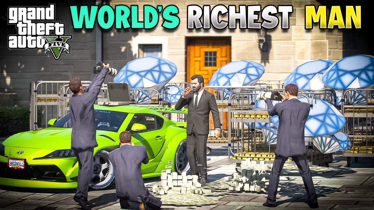 Micheal Become The World Richest Man Gta 5 Gameplay - YouTube
