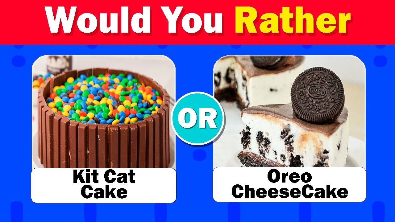 🧐Would You Rather Food Edition🌮 |🍣 Choose one Food🍔 |🐍 Cmaften Quiz ...