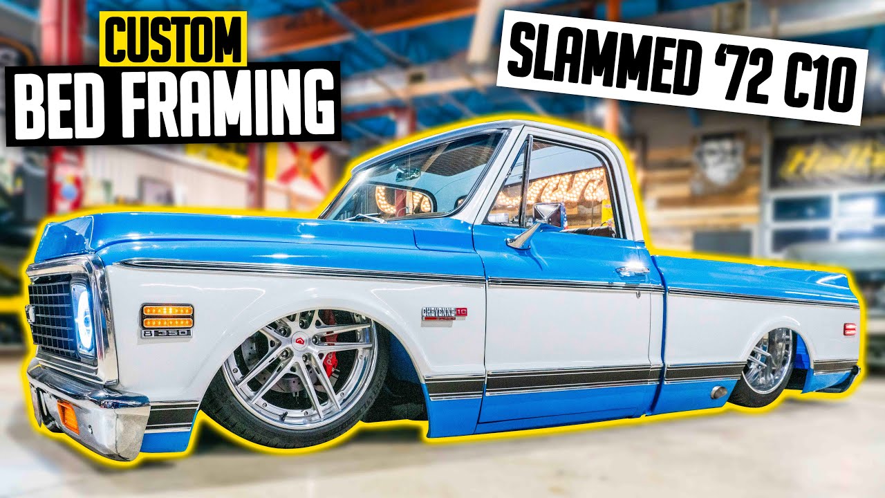 Modified Wheel Tubs & Bed Frame for the Bagged C10 - 1972 Supercharged ...