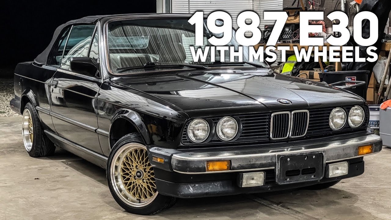 MST Wheels on E30 BMW 325i 15x8 / Daily Hustle Rides Series - YouTube