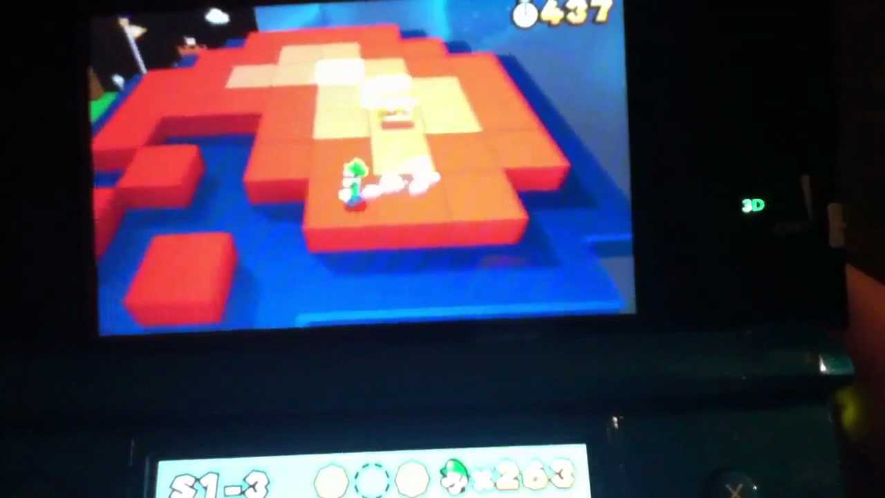 Super Mario 3D Land Luigi gameplay - YouTube