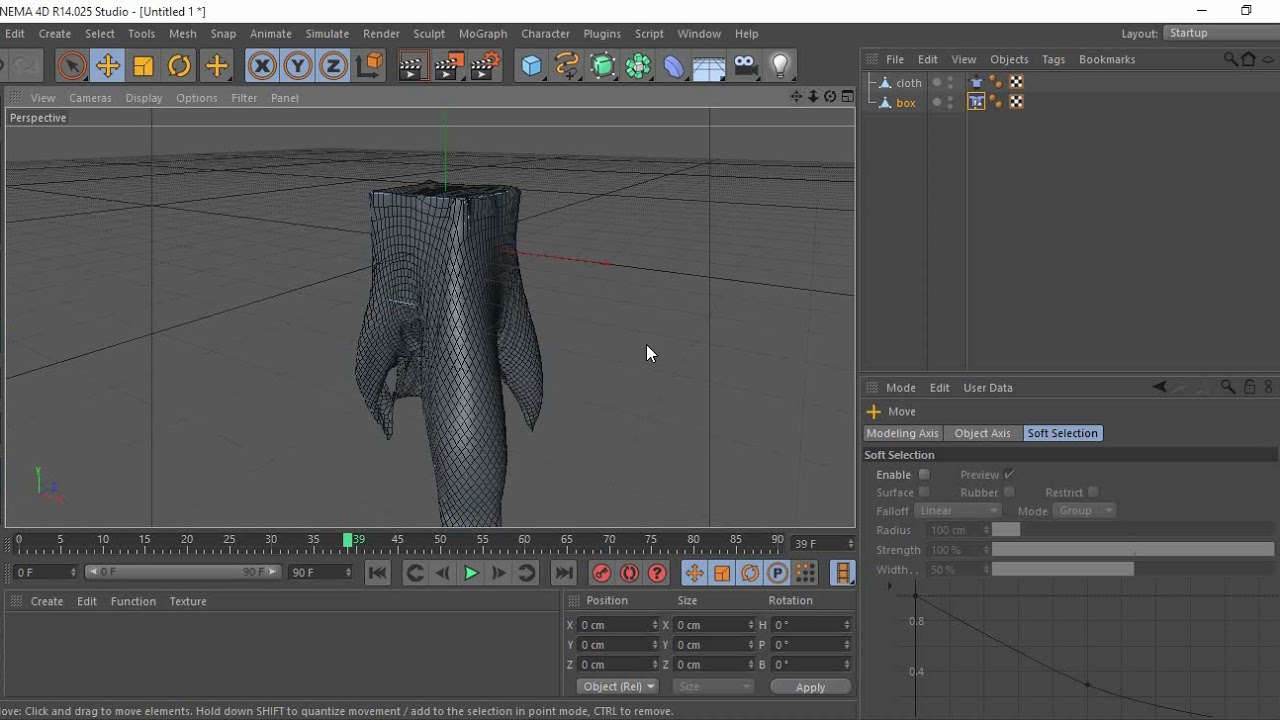 Using Cloth Tags in Cinema 4D - YouTube