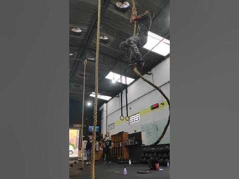Rope Climb | Escalada Subida e Descida na corda Crossfit #shorts - YouTube