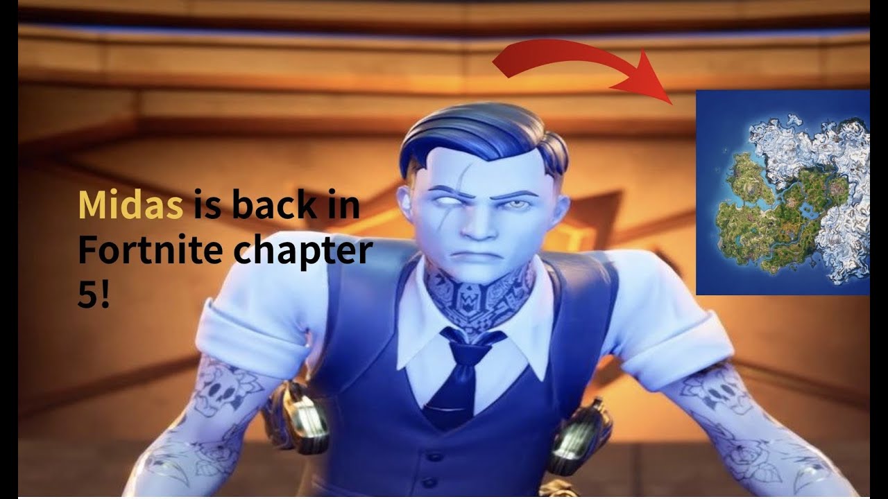 Midas is back in Fortnite chapter 5! (sort of) - YouTube