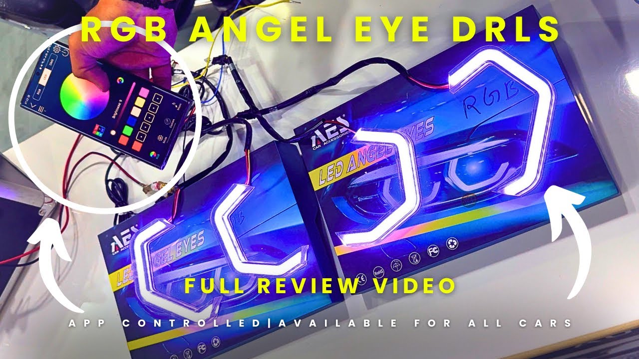 Rgb Drls with warranty😍| For all cars| Djs Automotive - YouTube