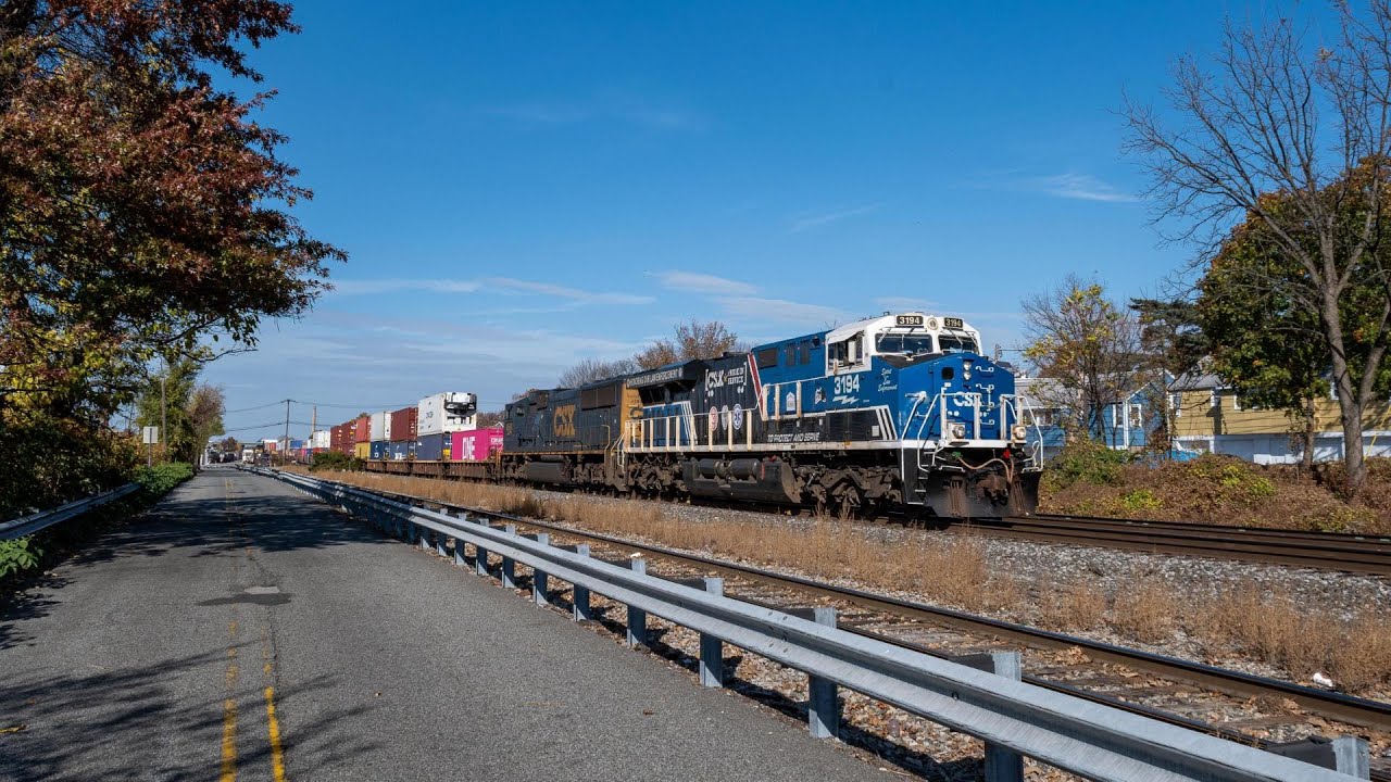 Fall Freight Trains In North Jersey, Railfanning Bound Brook ...