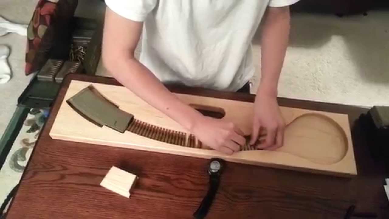 AR Magazine speed loader - YouTube