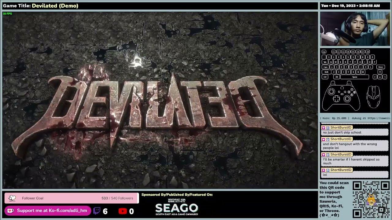 (EN/ID) Devilated (Demo) - First Time Impression - Gameplay (Two Runs) #SEAGO 2023 - YouTube