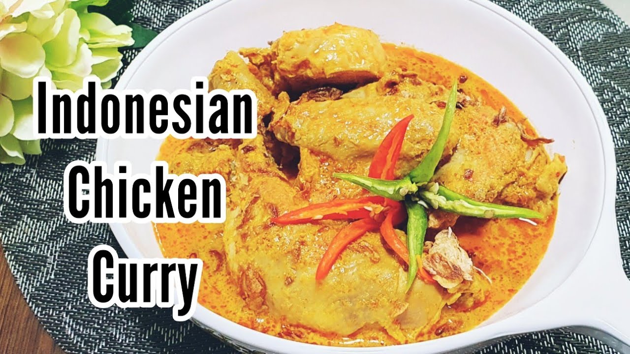 Kare Ayam/Menu Lebaran / Indonesian Chicken Curry Recipe - YouTube