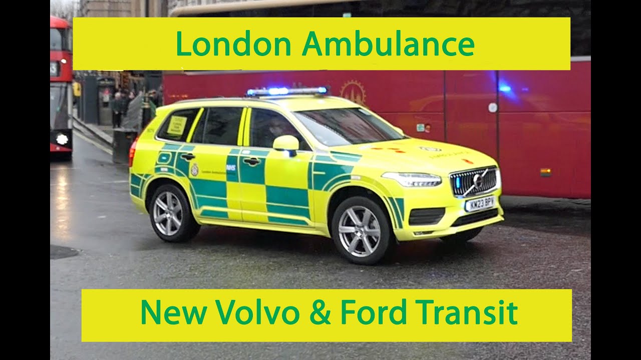 London Ambulance Service Responding featuring New Volvo XC 90 RRV and ...