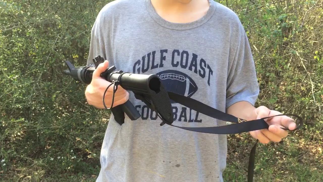 DIY Tactical Single Point/Two Point Rifle Sling - YouTube