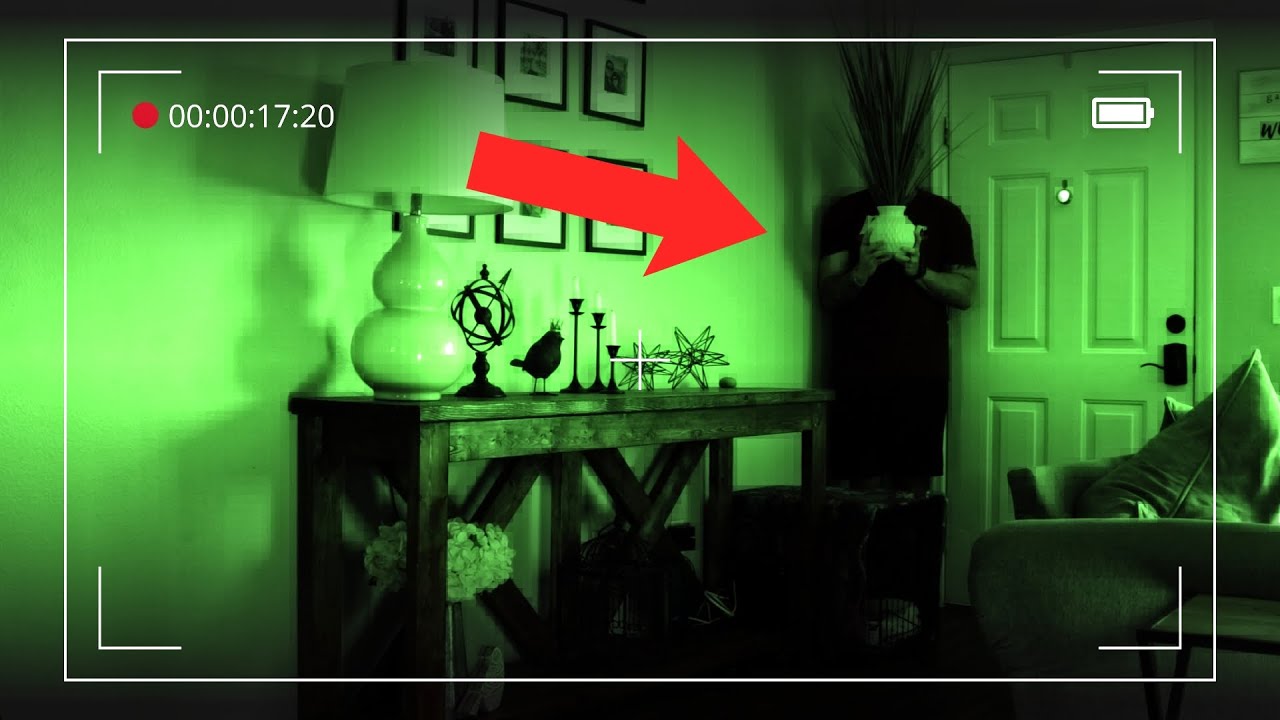 STRANGE PERSON CAUGHT HIDING IN MY HOUSE!! (Security Camera Footage ...