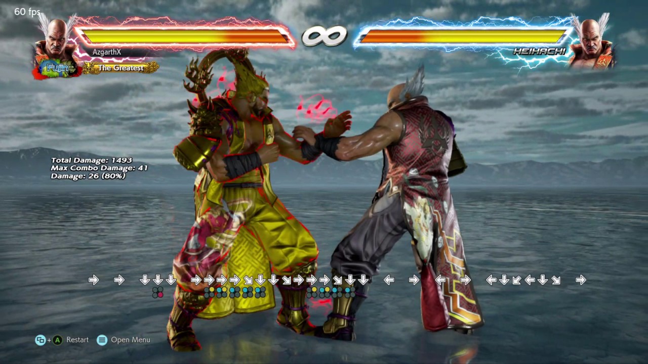 TEKKEN 7 Heihachi's Omen Thunder God Spin (Secret Tech) - YouTube