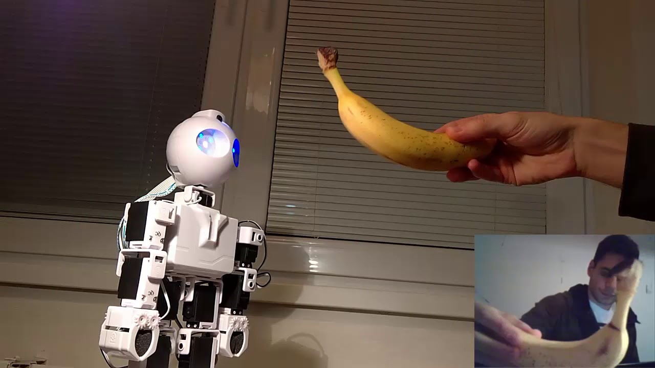 EZ Robot JD Humanoid with Microsoft Cognitive Services - YouTube