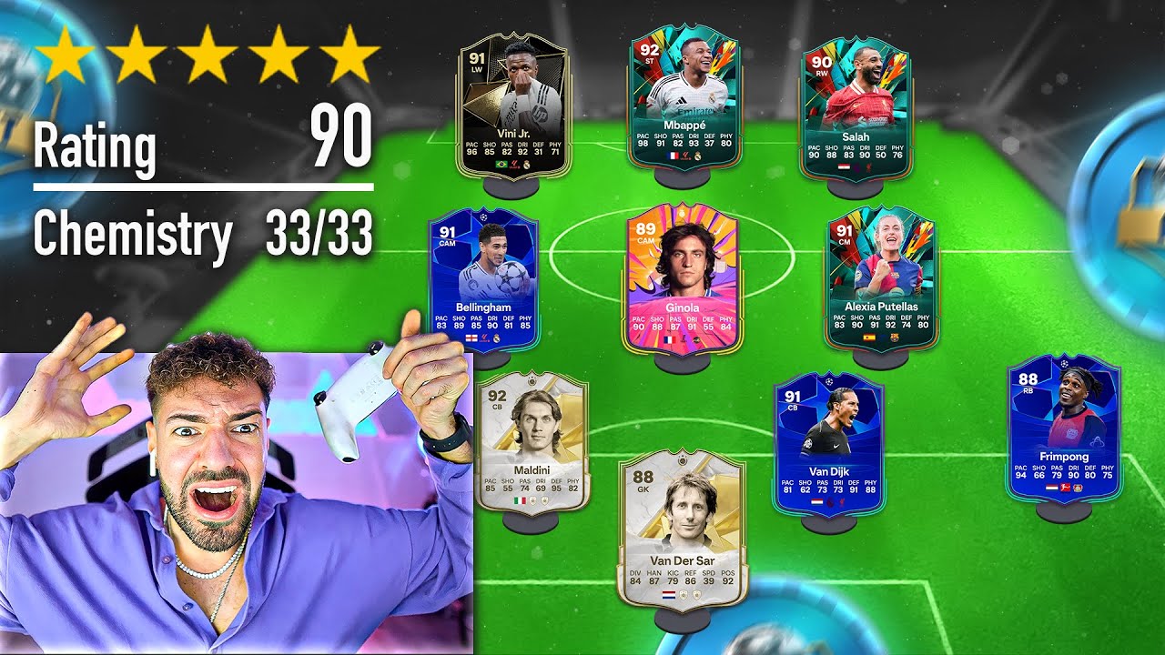 🚨OMG 91 RATED!! 120 RATED FUT DRAFT CHALLENGE EA FC 25 😱🔥 - YouTube