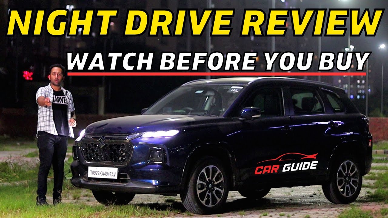 Grand Vitara Night Drive Review | Light Throw - Cabin Lights | Hyryder ...