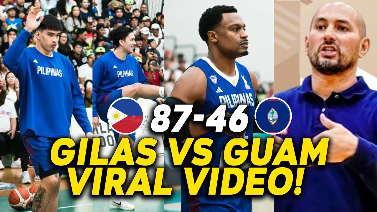 GILAS VS GUAM VIRAL VIDEO! KEVIN QUIAMBAO, JUSTIN BROWNLEE AT DWIGHT ...