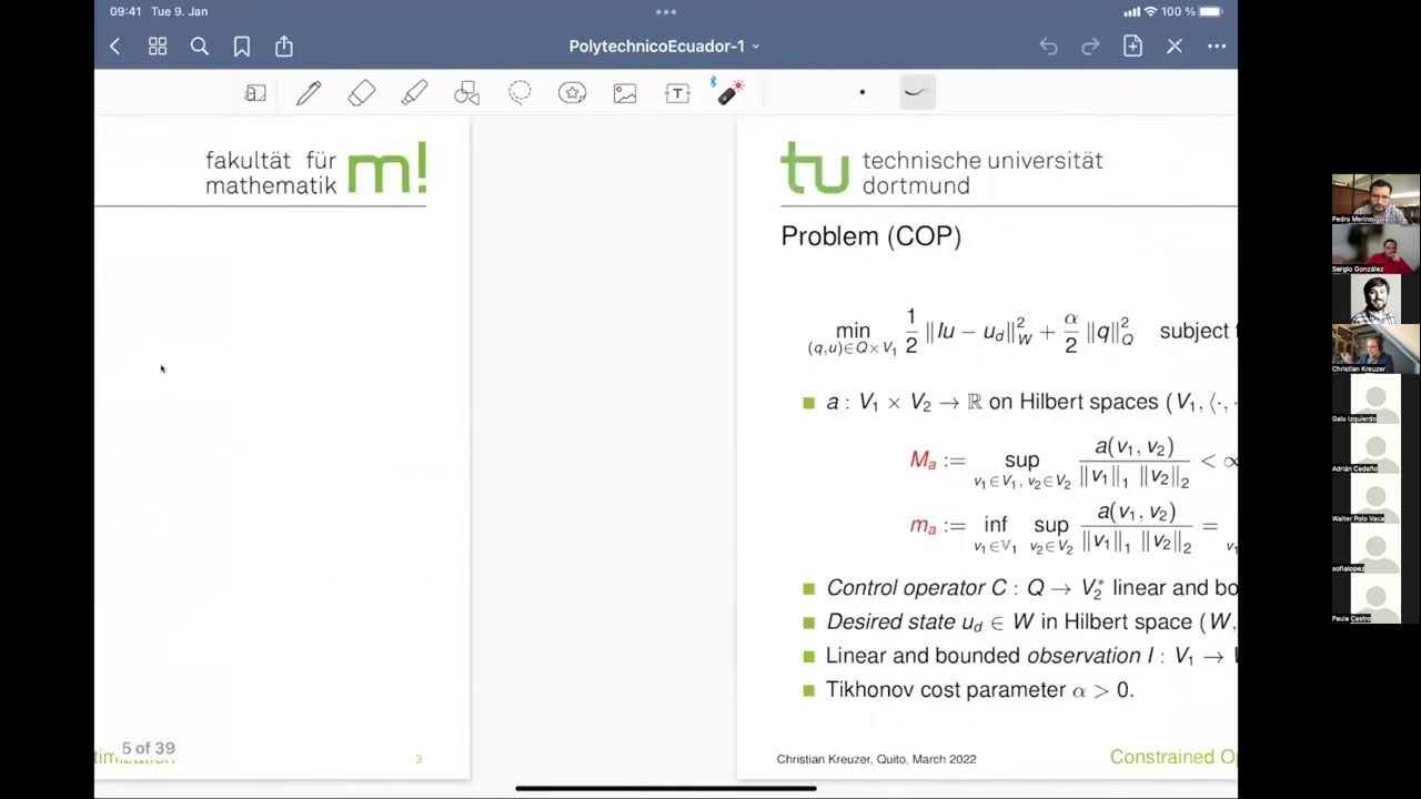 Quasi-best approximation in optimization with PDE constraints - YouTube