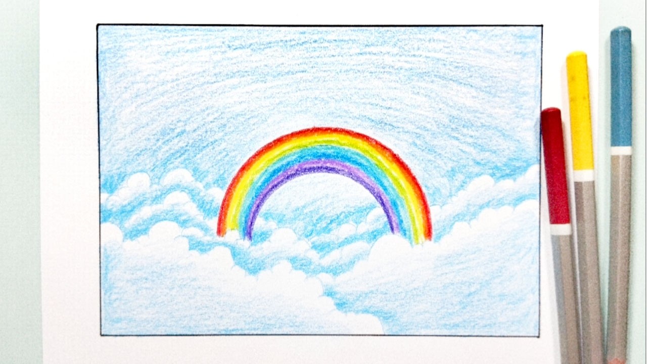 How to Draw Rainbow Beautiful and Easy - YouTube