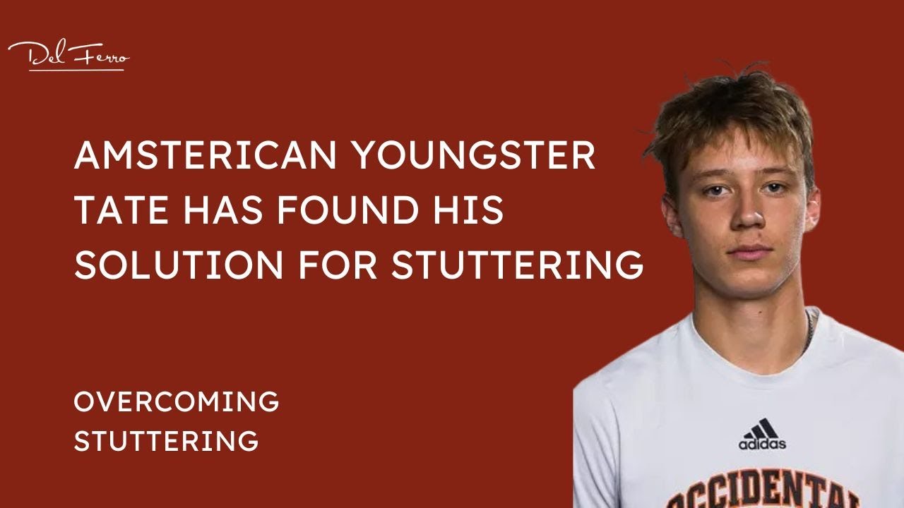 American youngster Tate has found his solution for stuttering - YouTube