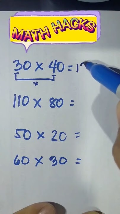 Multiplication tricks..#maths #education #mathstricks #mathematics #multiplication #shorts - YouTube