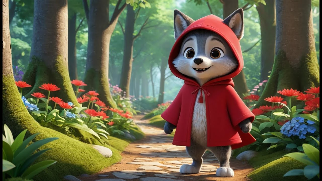 Little Red Riding Hood Rhyme Song | Popular Nursery Rhyme | Educational ...